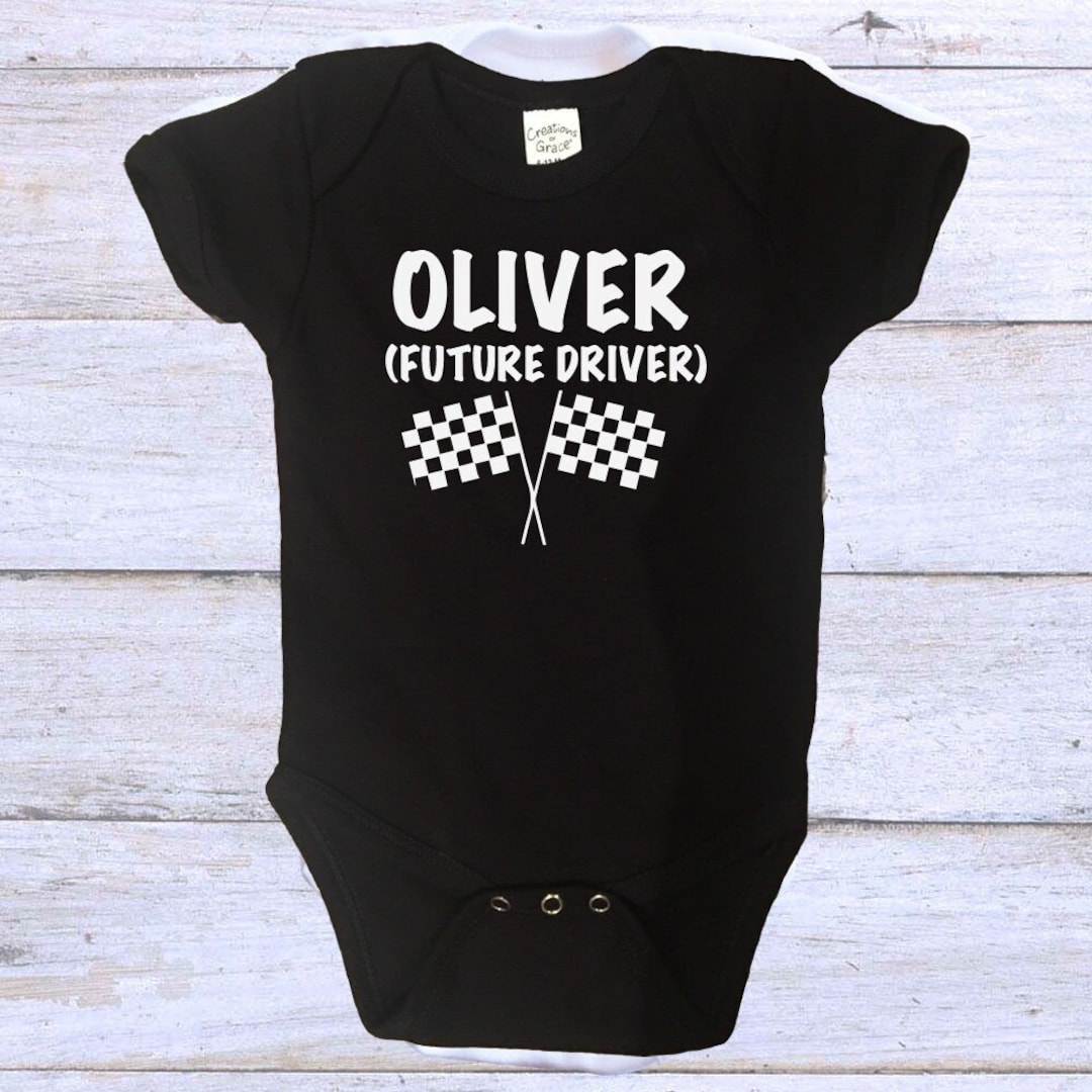 Personalized Racing Onesie - Future Driver - Racing Family - Race Fan ...