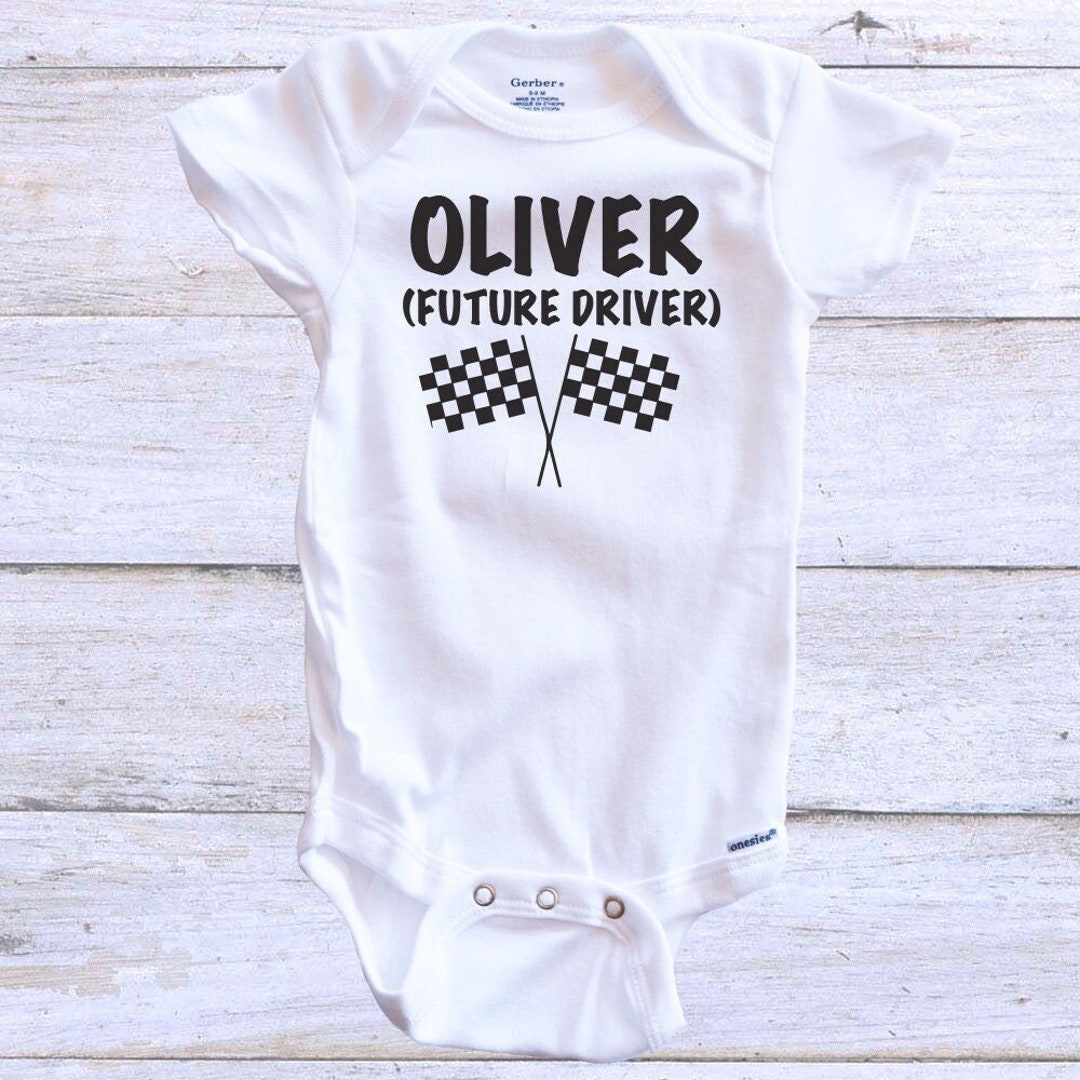 Personalized Racing Bodysuit - Future Racer - Racing Family - Baby Race ...