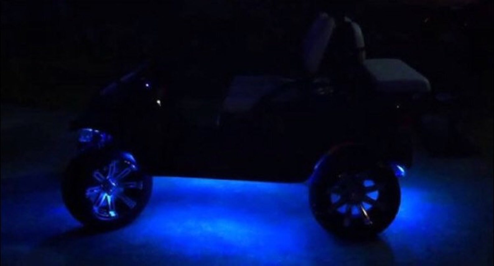 4pc Led Blue Golf Cart Kart Neon Under Body Underglow Light | Etsy