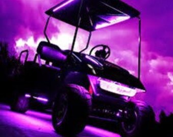 4pc Led Blue Golf Cart Kart Neon Under Body Underglow Light | Etsy