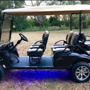 4pc Led Blue Golf Cart Kart Neon Under Body Underglow Light 12V Custom ...