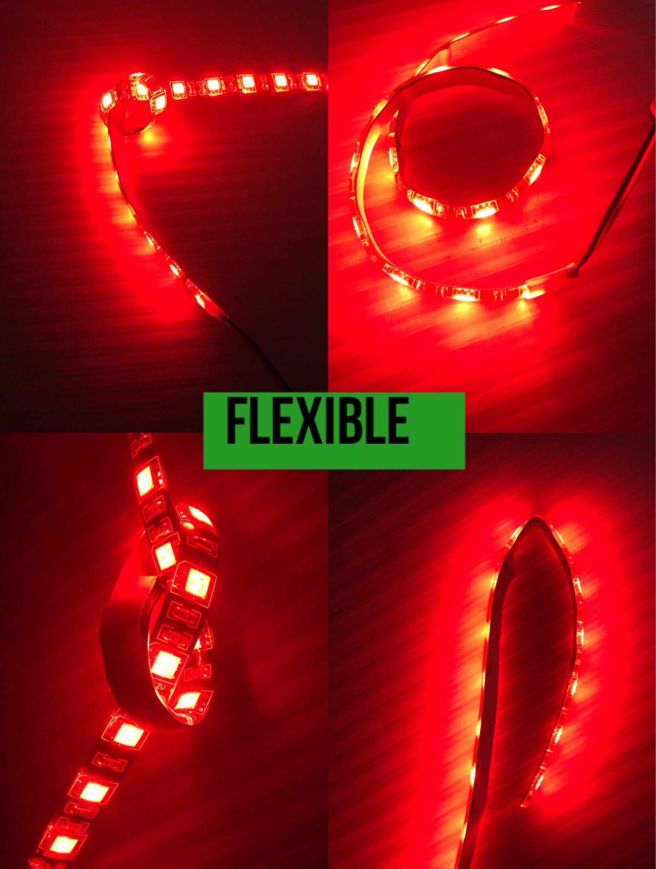 Red and Green LED Navigation Lights Pair Waterproof Boat Bow NAV Front ...