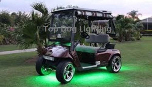4pc Led Green Golf Cart Kart Neon Under Body Underglow Light 12V Custom ...