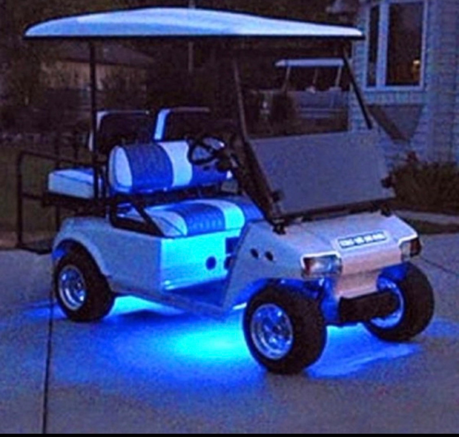 4pc Led BLUE Golf Cart Kart Neon Under Body Underglow Light 12V Custom ...