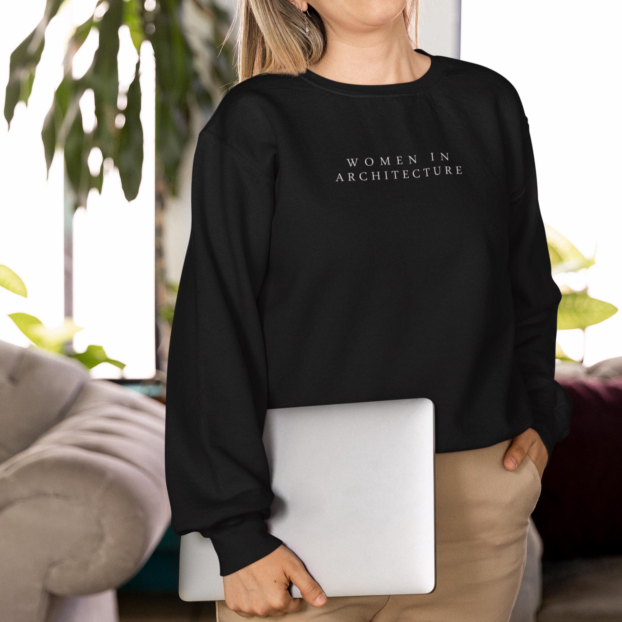Women in Architecture Sweatshirt | Embroidered | Crewneck Sweatshirt ...