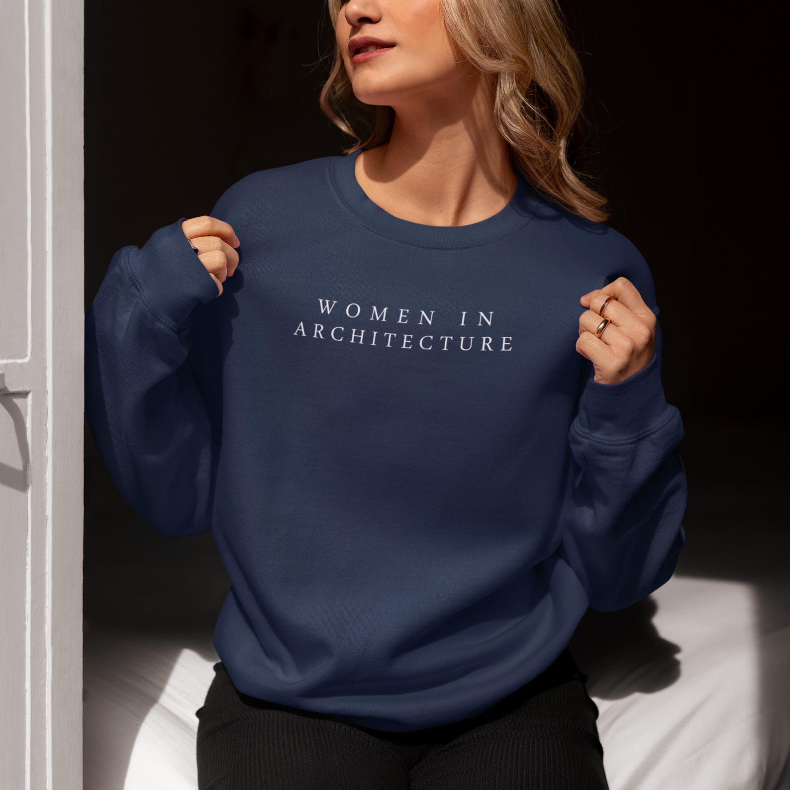 Women in Architecture Sweatshirt | Embroidered | Crewneck Sweatshirt ...