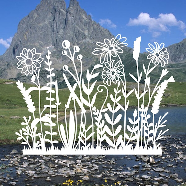 Wildflower Window Decals - Etsy