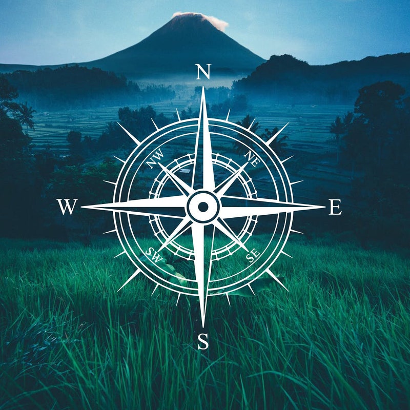 Compass Decal - Etsy