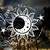 Moon and Star Shower Falling Stars Vinyl Decal | Falling Stars Decal ...