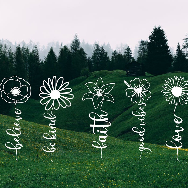 Flower Decals - Etsy