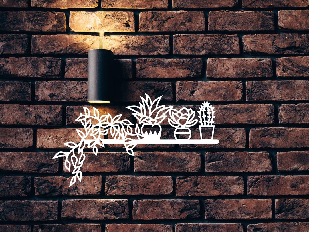 House Plants Vinyl Decal | Plants on Shelf Decal | Plant Lovers House ...