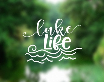 Lake Life Decal - Etsy