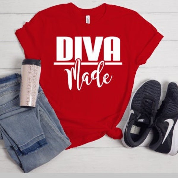 Diva Tshirt - Etsy