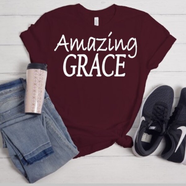 Amazing Grace Shirts - Etsy