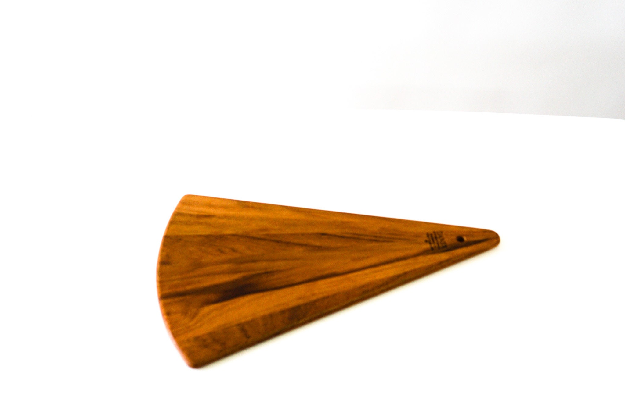 Vintage Dansk Mid Century Triangle Shaped Cutting Board/ Display Board ...
