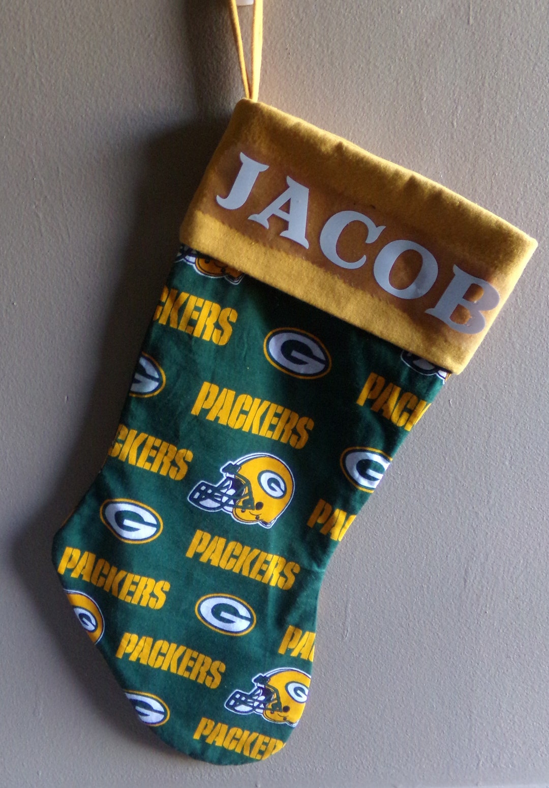 Green Bay Packers Christmas Stocking 20" *PERSONALIZED* Men's Stocking ...