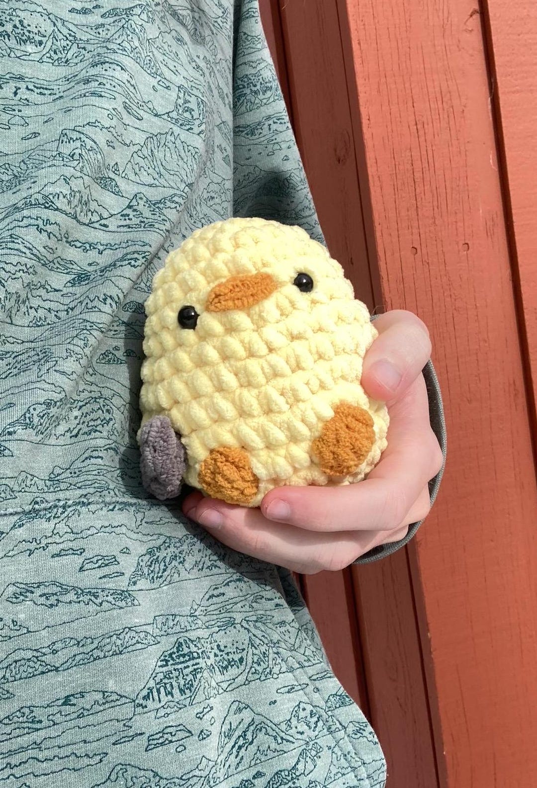 Crocheted Duck | Stabby Duck Meme Plush - Etsy