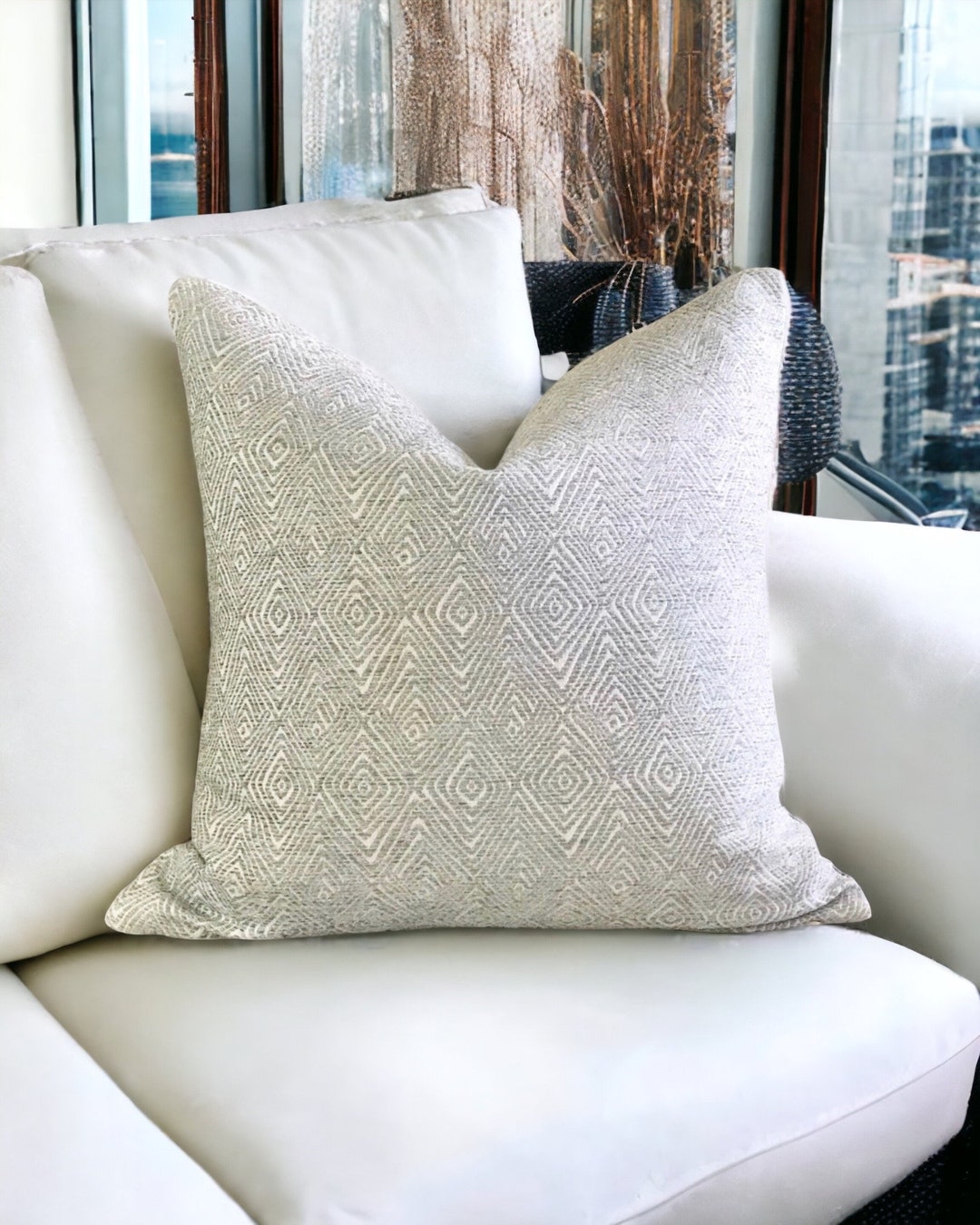 Throw Pillow Cover Seaglass Set in Motion by Kelly Ripa Seafoam Soft ...