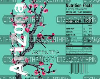 Arizona Green Tea - Etsy