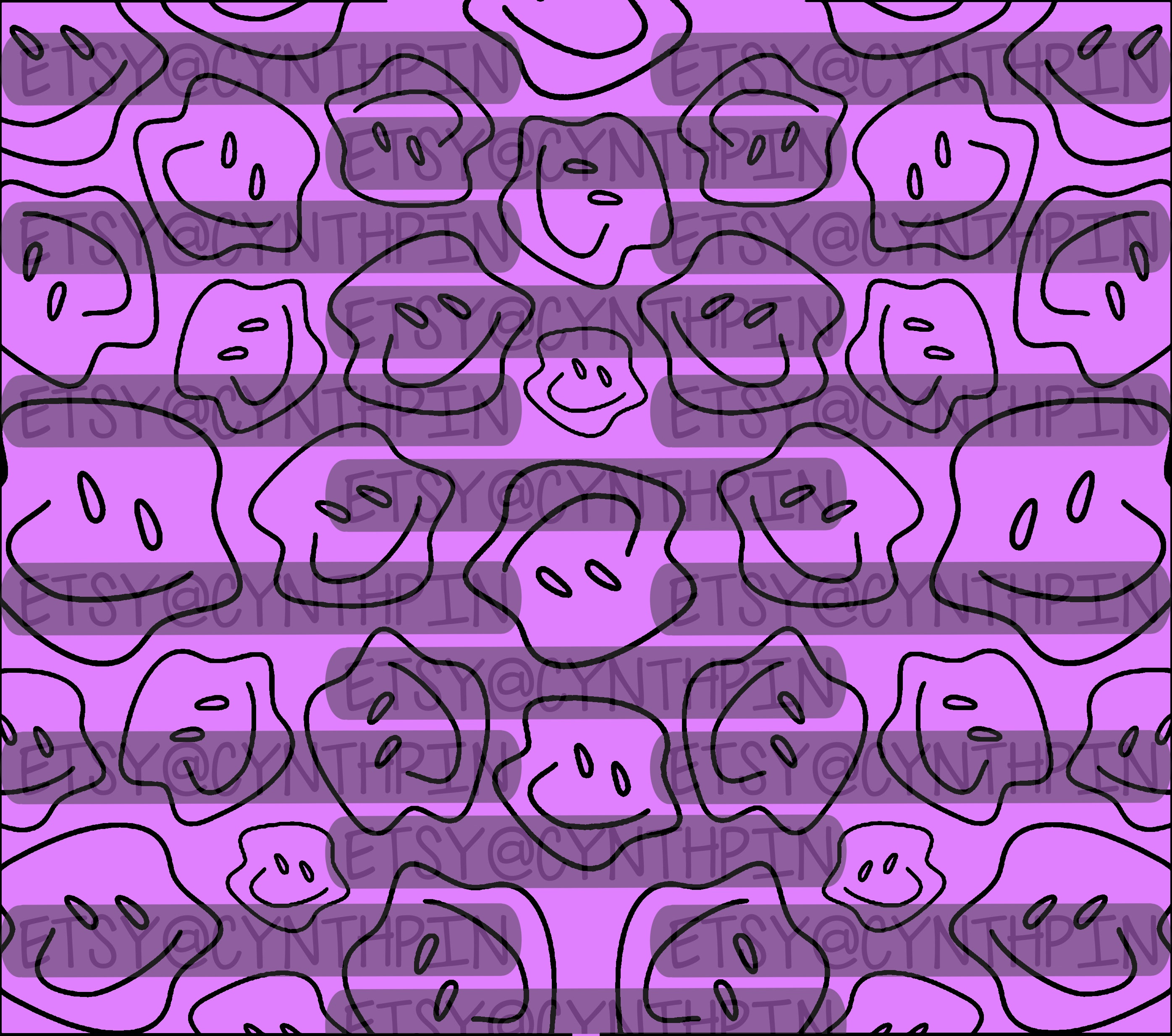 DIGITAL Smiley Face PNG JPEG 20oz Skinny Tumbler | Etsy