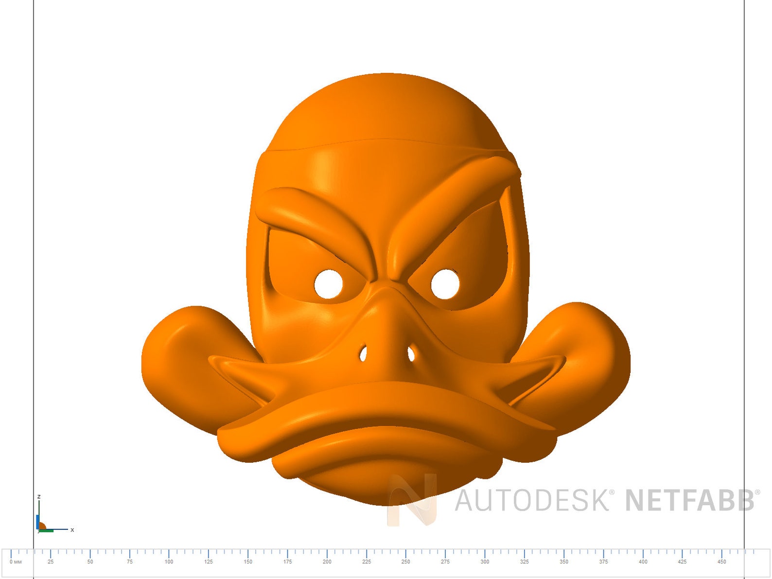 3D File Darkwing Duck Mask, Duck Tales Cosplay Helmet - Etsy