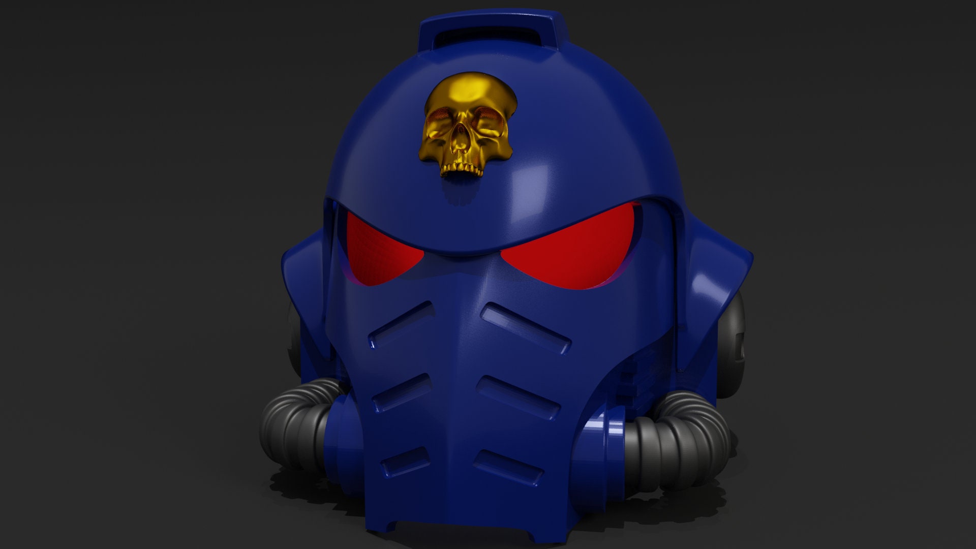 Warhammer 40k Ultramarines Primaris Intercessor Helmet - Etsy