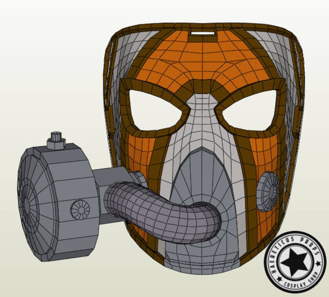 Borderlands2 Krieg Mask Pepakura File for Cosplay Helmet - Etsy