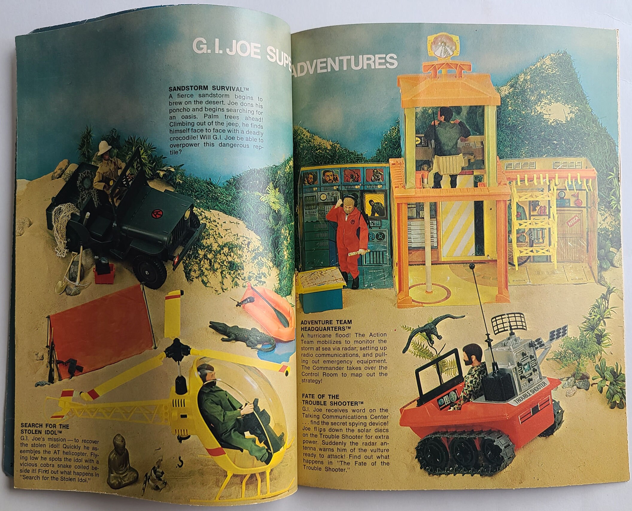 Vintage 1974 HASBRO GIJOE Collectors Club Magazine, Toy Catalog, Gijoes ...