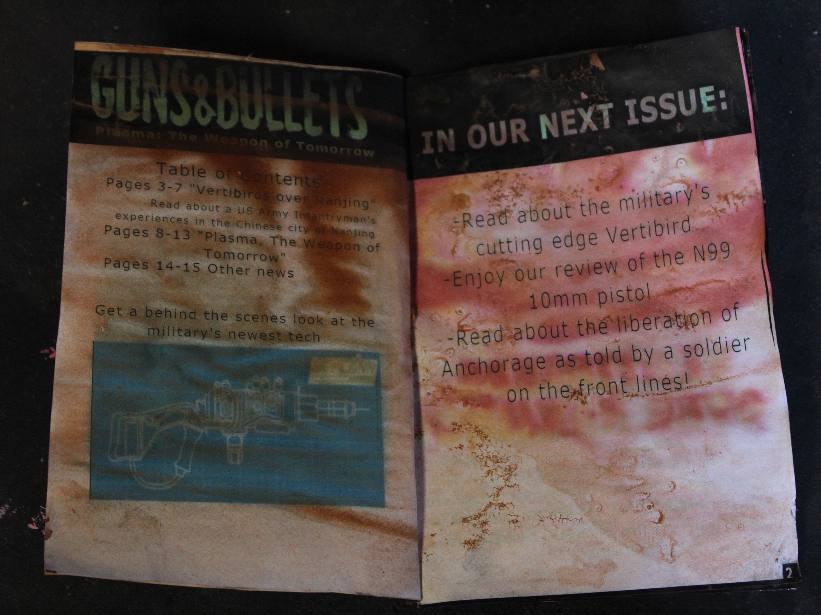 Fallout 4 Guns and Bullets Magazine With Real Pages - Etsy