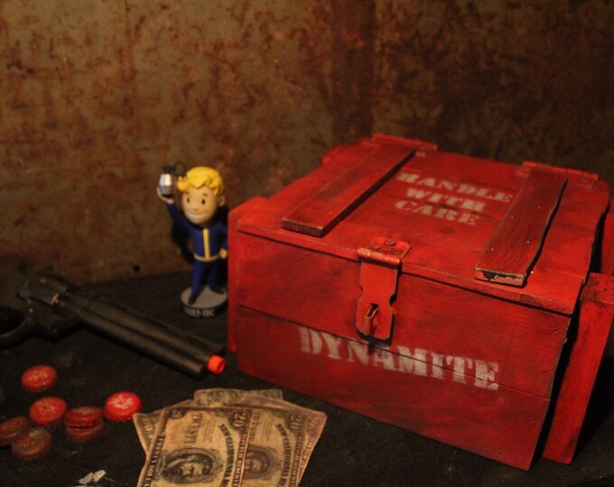 Fallout Inspired Wooden Dynamite Box - Etsy
