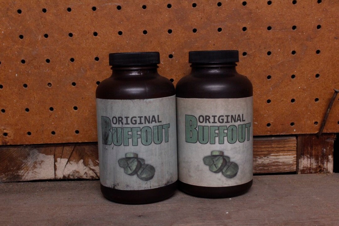 Fallout Inspired Buffout Prop Pill Bottle - Etsy