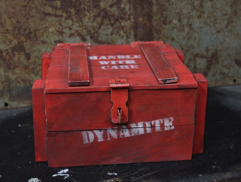 Fallout Inspired Wooden Dynamite Box | Etsy