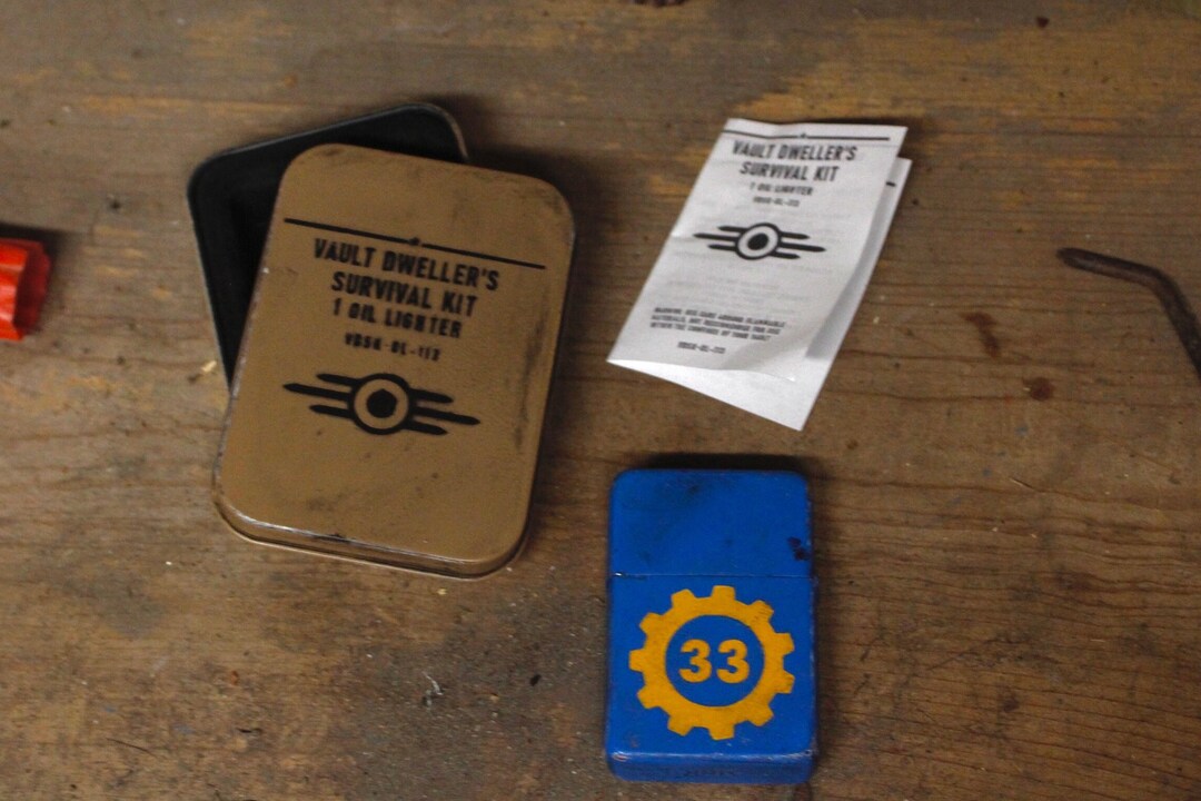Fallout Inspired Vault 33 Oil Lighter - Etsy