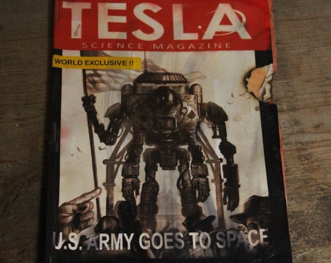 Fallout 4 Tesla Magazine With Real Pages - Etsy