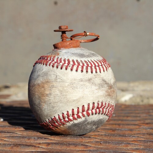 Fallout Baseball Grenade W/ Display Stand - Etsy