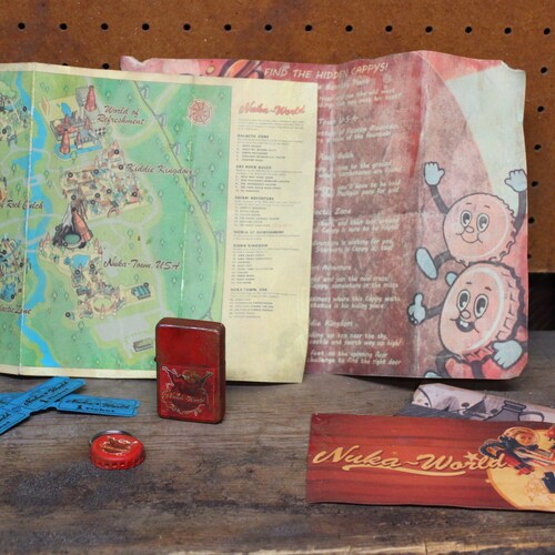 Un-official Handmade Fallout 4 Nuka World Arcade Tickets - Etsy