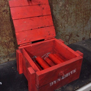 Fallout Inspired Wooden Dynamite Box - Etsy