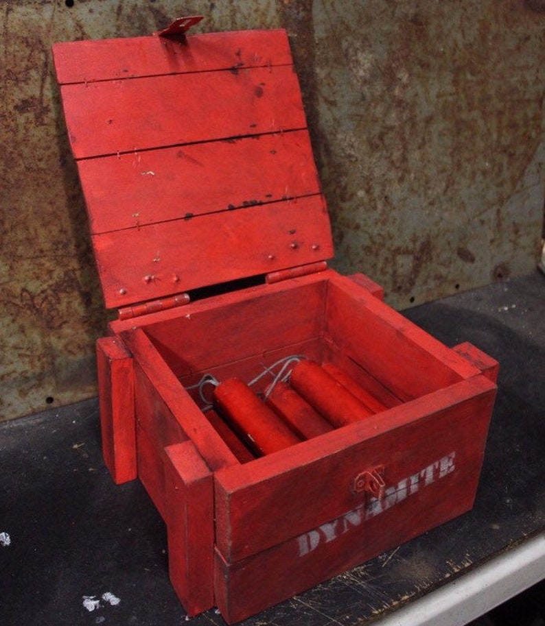 Fallout Inspired Wooden Dynamite Box - Etsy