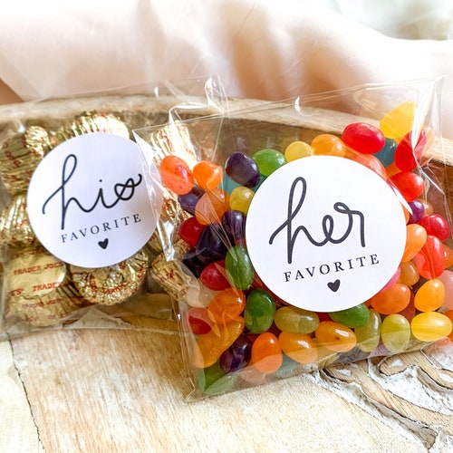 Our Favorite Stickers Wedding Candy Favors Favor Stickers - Etsy