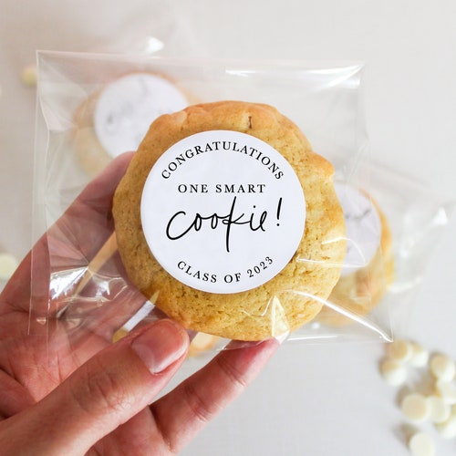 One Smart Cookie Stickers Graduation Cookies Favors - Etsy