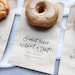 Donut Leave Without a Treat! Favor Bag || Donut Wedding Favor Bag ...