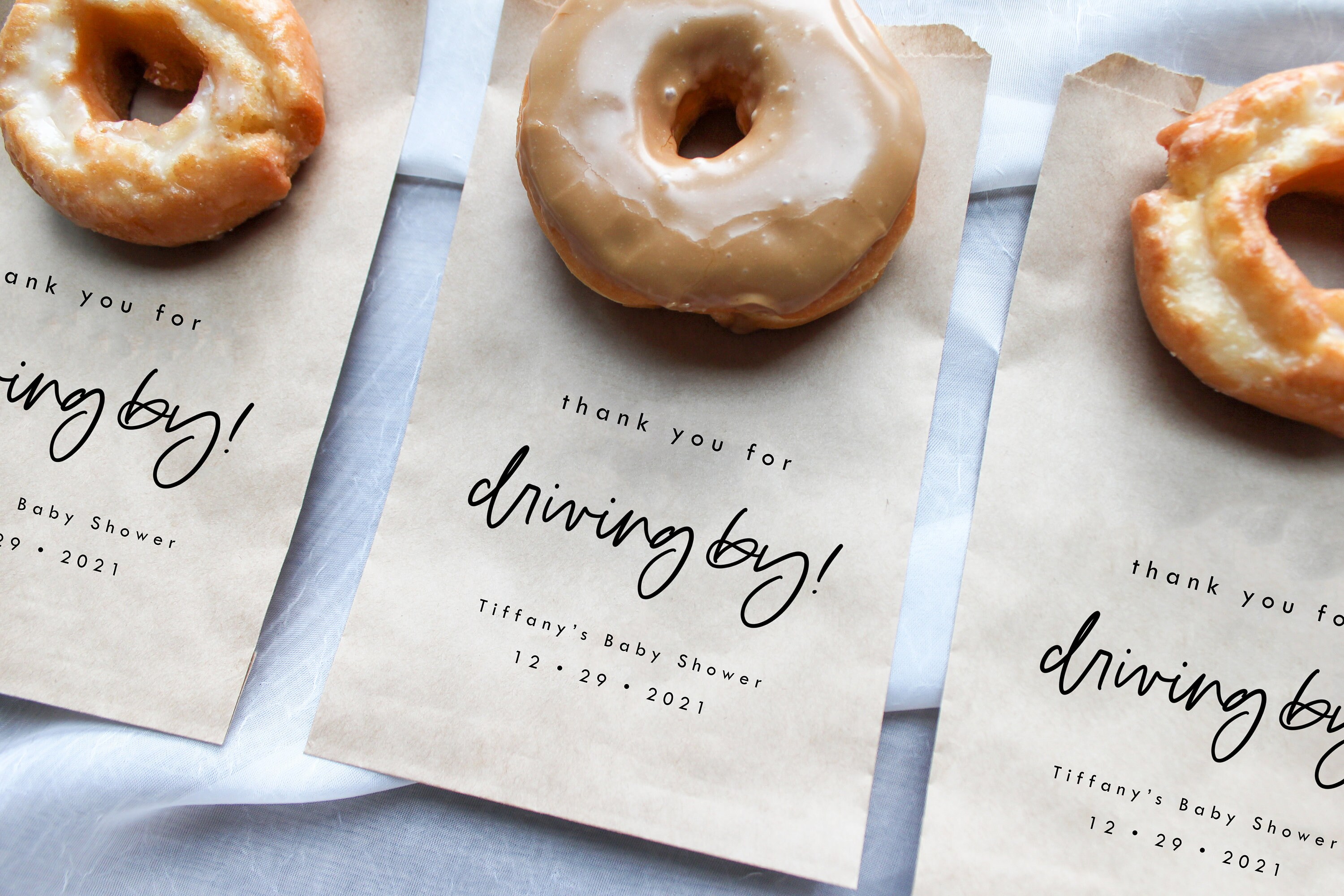 Drive By Party Favor Bag Thank you for driving by Birthday | Etsy