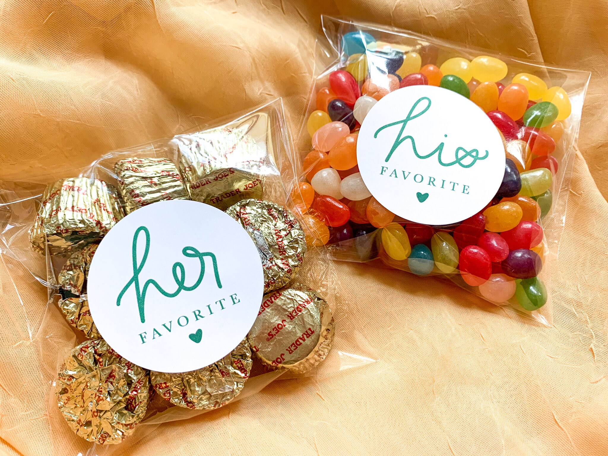 His and Her Favorite Stickers Wedding Candy Favors Favor - Etsy Canada