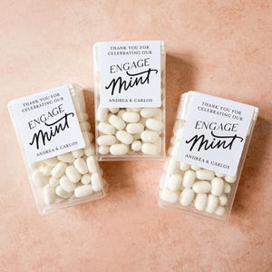 Engage-mint Personalized Tic Tac Labels || Engagement Party Favors ...