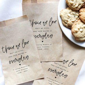 Memorial Favor Bag Personalized in Loving Memory Bag - Etsy