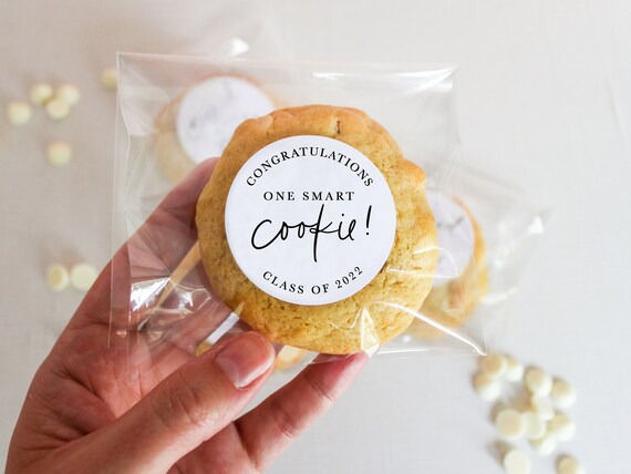One Smart Cookie Stickers Graduation Cookies Favors - Etsy