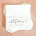 Happy Birthday Cocktail Napkins || Personalized Gold Foil Birthday ...