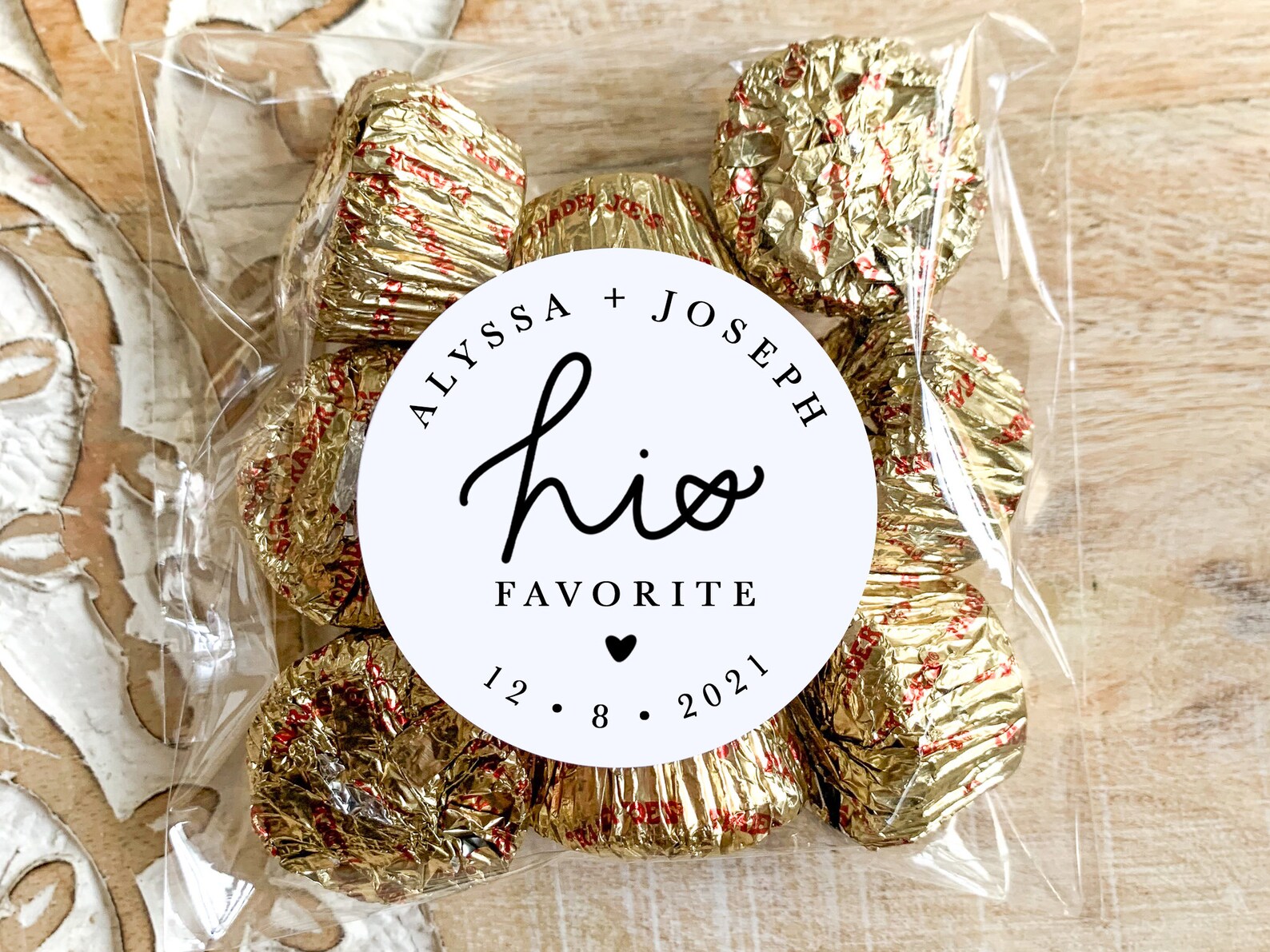 His and Her Favorite Personalized Stickers Wedding Candy - Etsy