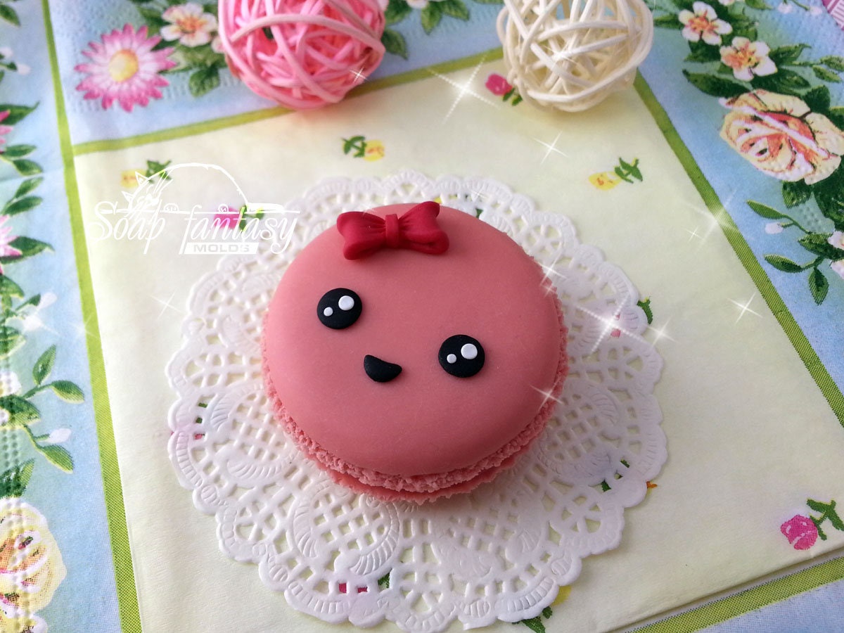 Smile Macaroon :) Silicone Soap Mold - for Soap Making, Craft & Hobby ...
