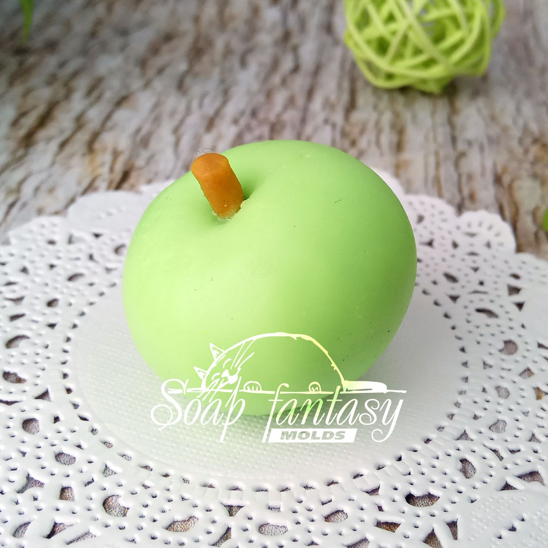 Little Apple Silicone Soap Mold for Soap Making (made of High Quality ...